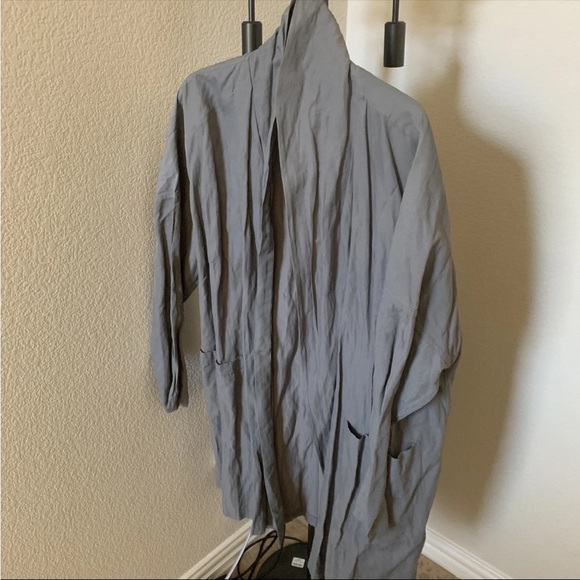 Eileen Fisher | Jackets & Coats | Eileen Fisher Smoke Textured Organic ...